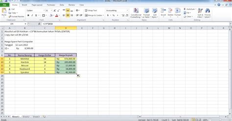 Jenis Fungsi Dan Formula Microsoft Excel Pointsdad