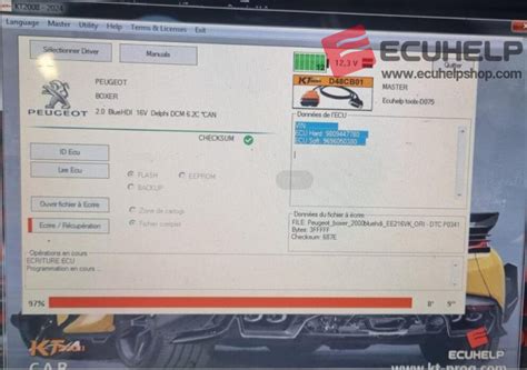Ecuhelp Kt200ii Dcm62 C Read Write Checks Via Obd