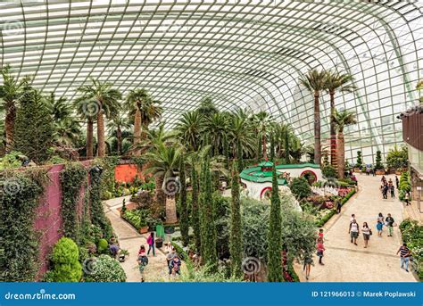 Flower Dome Conservatory Gardens By The Bay Singapore Editorial