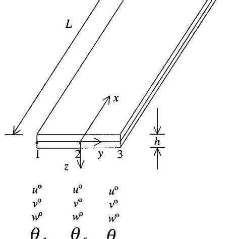 Typical Higher Order Shear Deformation Theory Finite Strip Model M 3