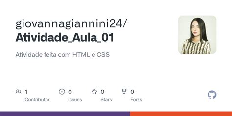 github giovannagiannini24 atividade aula 01 atividade feita com html