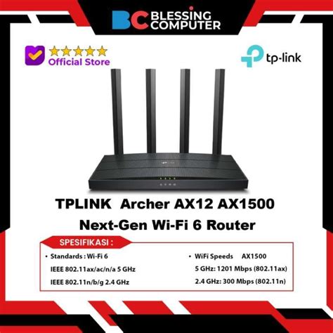 Jual Tplink Archer Ax Ax Next Gen Wi Fi Router Di Seller Kingyo Cengkareng Timur Kota