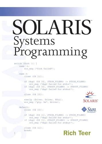 Solaris Systems Programming Paperback Teer Rich 9780768682236
