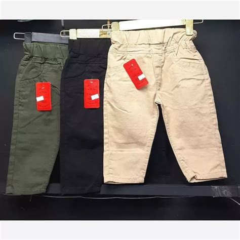 خرید و قیمت شلوار کتان پسرانه و دخترانه خزدار سایز 45 تا 90 رنگ یشمی