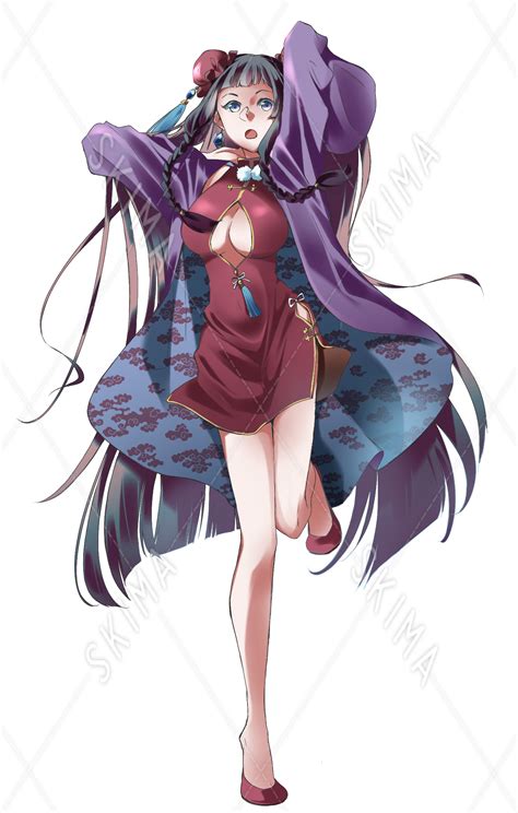 【立ち絵イラスト】チャイナ服の女の子【年末値下げ】 Skima（スキマ）