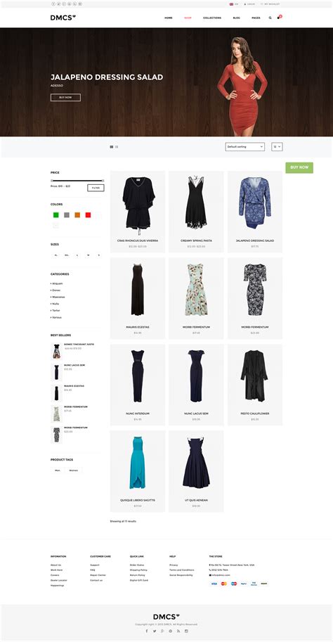The Dmcs Ecommerce Html Responsive Template Behance