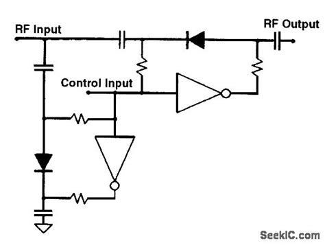 Pin Diode High Solation Switch Circuit Control Circuit Circuit Diagram