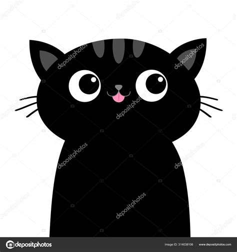 Sad Cat Face Big Eyes