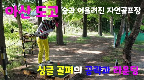 아산 도고 파크골프장숲과 함께하는 골프장 파크골프라운딩공략싱글골퍼골프스윙아산도고 Youtube