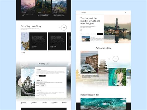 Tour Destination Ui Design By Elmous On Dribbble