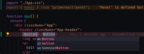 Primereact Components Not Showing In Import Suggestions · Issue 4253 · Primefacesprimereact