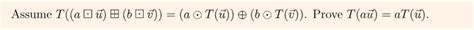 Solved Prove The Identity Transformation Is A Linear