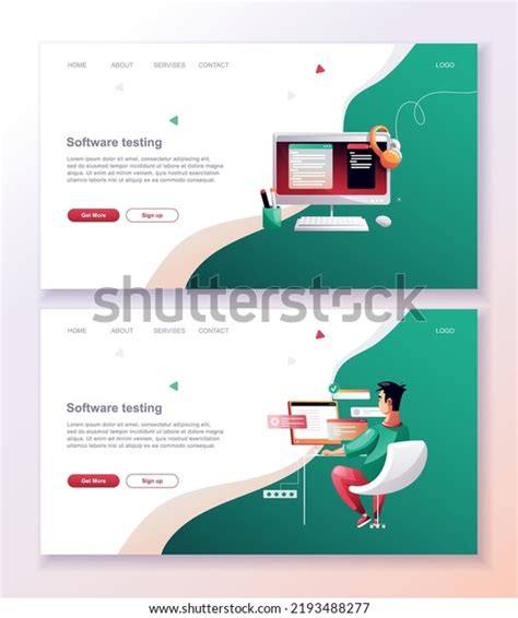 Programming Concept Web Engineer Work Vector Stock Vector Royalty Free 2193488277 Shutterstock