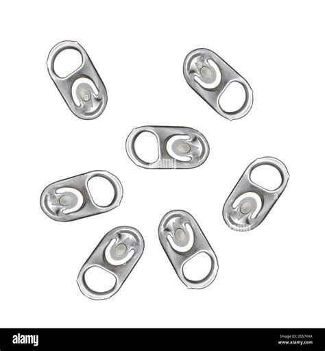 Ring Pull Isolated On A White Background Ring Pull Isolated Stock