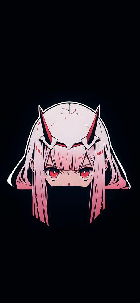 Darling In The Franxx Zero Two Art Wallpapers Black Art Wallpaper