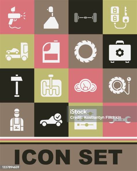 세트 렌치 스패너 타이어 압력 게이지 툴박스 섀시 자동차 자동차 기관지 오일 캐니스터 자동차 수송 트럭 페인트 스프레이 건 과