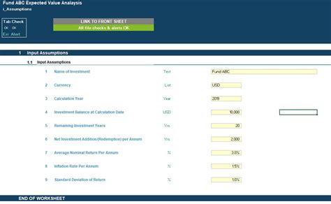 Investment Return Monte Carlo Simulation Excel Model Template Eloquens