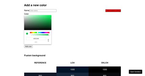 Color Theme Generator LCH And OKLCH Forked Codesandbox