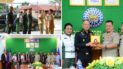 លោកប្រធានគណៈកម្មាធិការ ស អ ក ខេត្តសៀមរាប និងគណៈប្រតិភូអង្គការអតីតយុទ្ធជនសង្រ្គាមថៃ