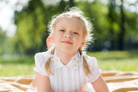 Girl Enjoying Summertime Stock Image Image Of Outside 46576121