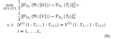 论文笔记（2）：coupled tensor completion via low rank tensor ring 基于张量环分解的张量补全