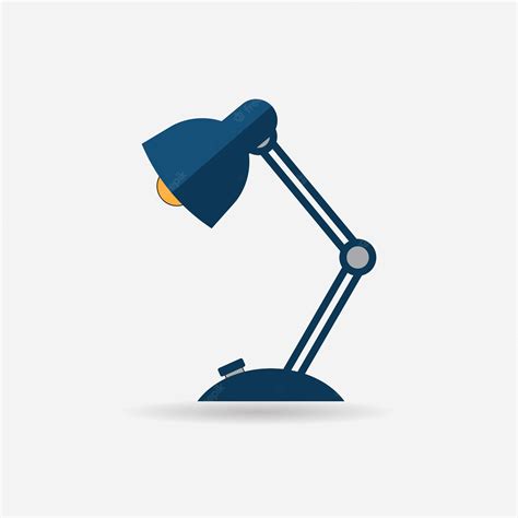 Premium Vector Lamp Isolated On White Vector