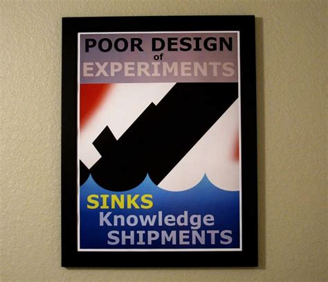 Statistics Propaganda Poster Poor Design Of Experiments Etsy