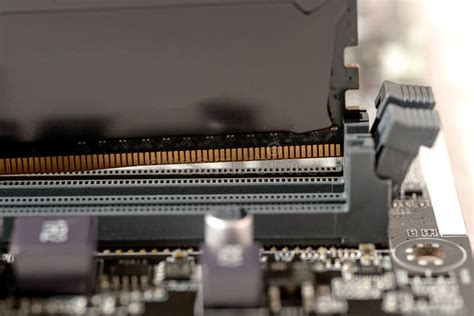 CPU On Motherboard Stock Photo Image Of Processor Mainboard