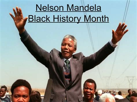 Black History Month Civics Nelson Mandela Ppt