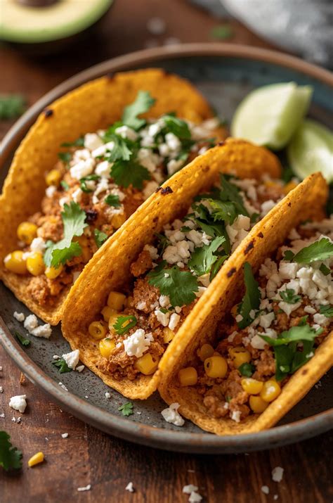 Mexican Street Corn Tacos With Cotija Cheese Anna Meals