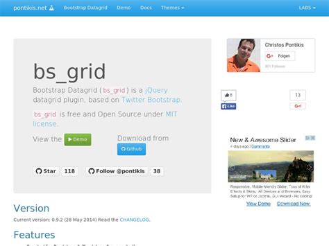 Bootstrap Datagrid Улучшение Плагины Bootstrap BootstrapТема