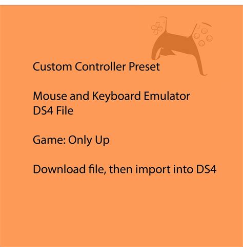 Controller Preset Ds4 File For Only Up Etsy