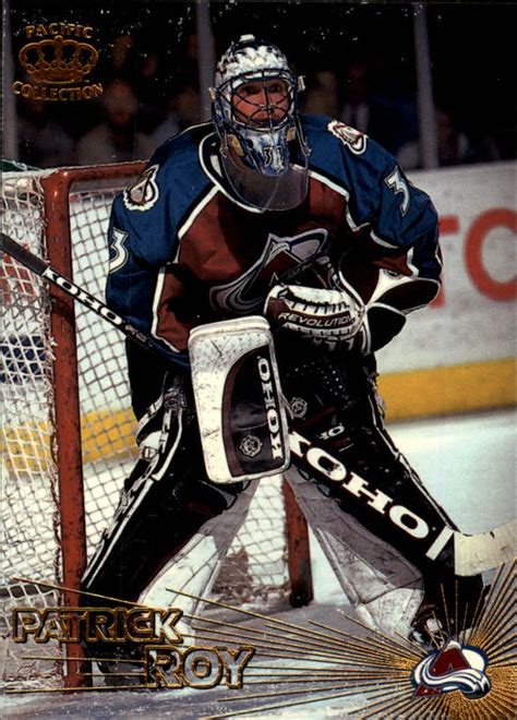 1997 98 Pacific 33 Patrick Roy Nm Mt Wonder Water Sports Cards