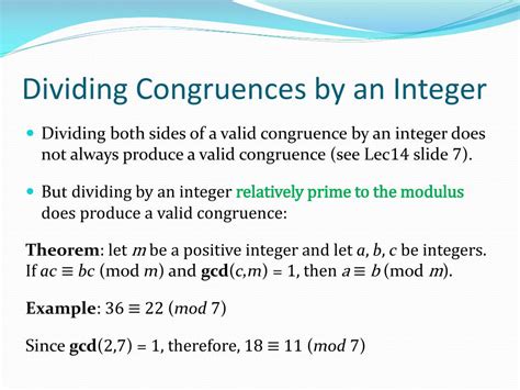 Ppt Discrete Mathematics Number Theory 2 Powerpoint Presentation