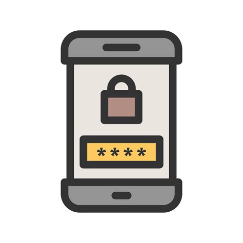 Passcode Filled Line Icon 8621238 Vector Art At Vecteezy