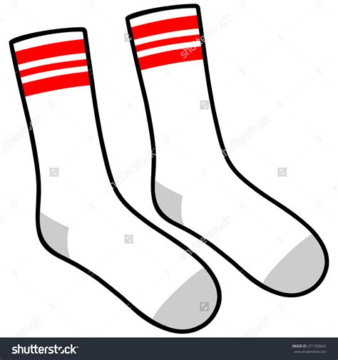Sock Template Vector At Getdrawings Free Download Sock Template Vector At Getdrawings Free Download