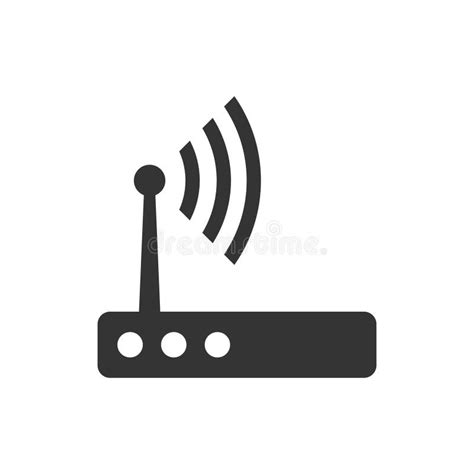 Wi Fi Router Icon Stock Vector Illustration Of Symbol 129166347