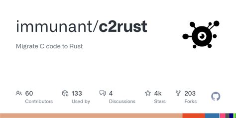 github immunant c2rust migrate c code to rust