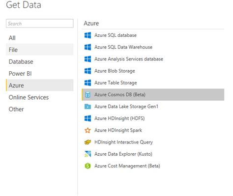re power bi dataflows connector to cosmos db microsoft fabric