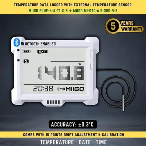 digital temperature data logger ii digital temperature monitor accuracy 0 3 Â°c at best
