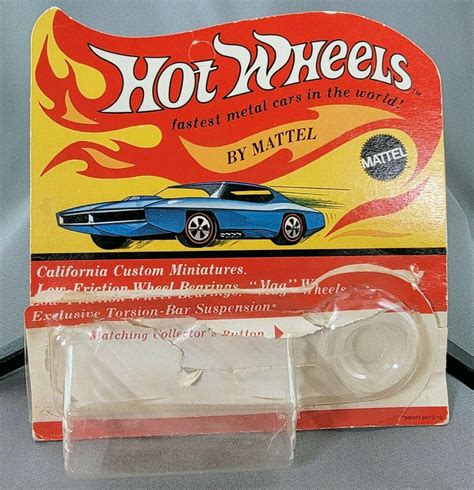 Original Hot Wheels Blister Pack Empty 9 Of 12 Bp Moc On Card 1970