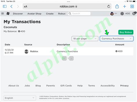 How To View Purchase History In Roblox