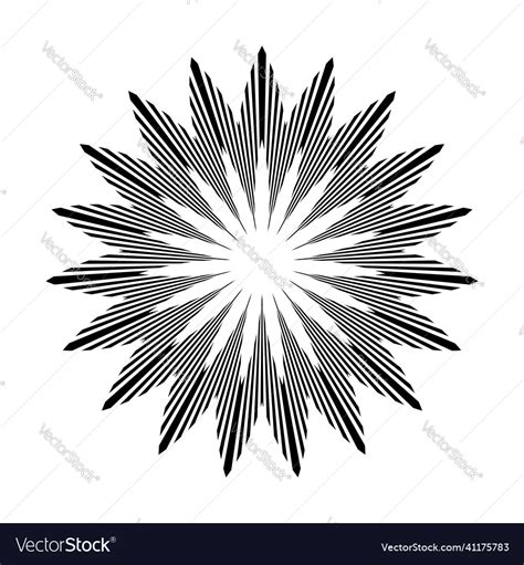 Abstract Decorative Geometric Circle Pattern Vector Image