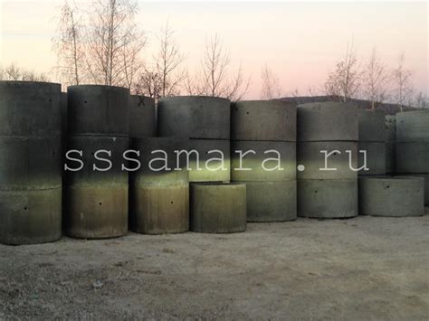 Купить железобетонные и бетонные кольца для колодцев и канализации в ...