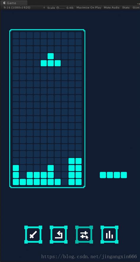 Unity小项目 俄罗斯方块 源码巴士