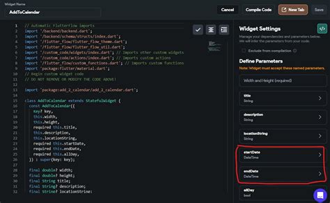 Flutterflow Synchronize The Ios And Android Calendar
