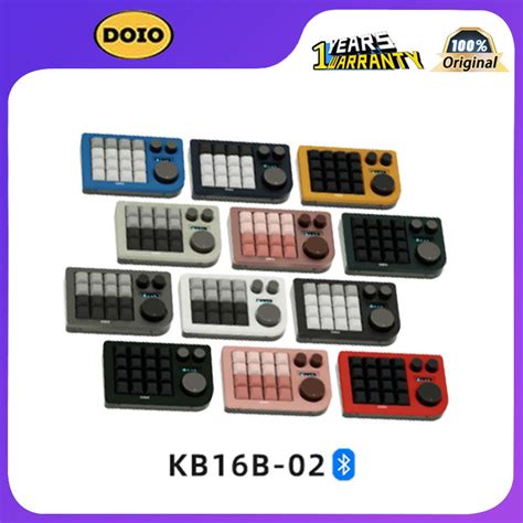 Doio Mini Bluetooth Keyboard 16 Keys Knob Controller Customized Qmk Via