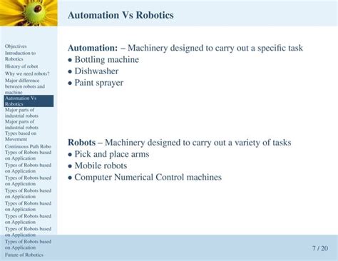 basics of robotics ppt