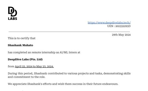 Shashank Mahato On Linkedin Ai Machinelearning Deeplearning