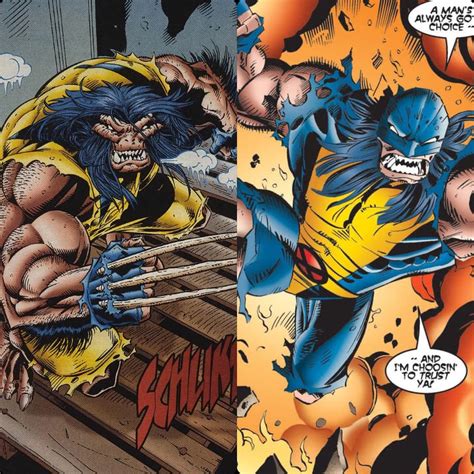 Is The Noseless Blue Bandana Feral Wolverine From Earth 616 R Wolverine